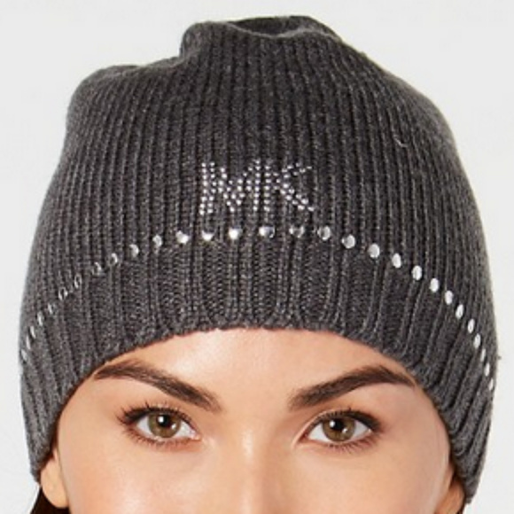 Michael Kors | Accessories | Michael Kors Logo Studded Hat | Poshmark
